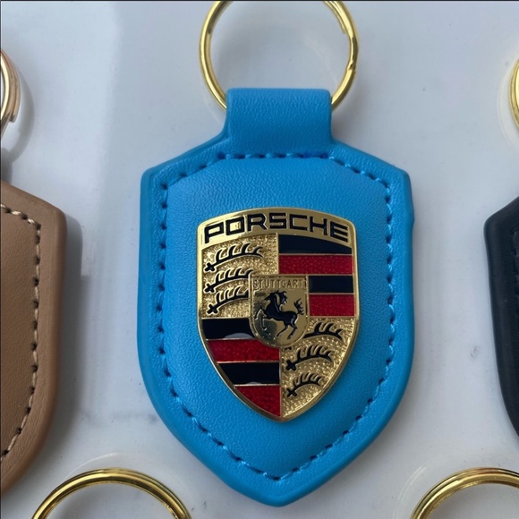 Accessories | Porsche Blue Key Chain | Poshmark